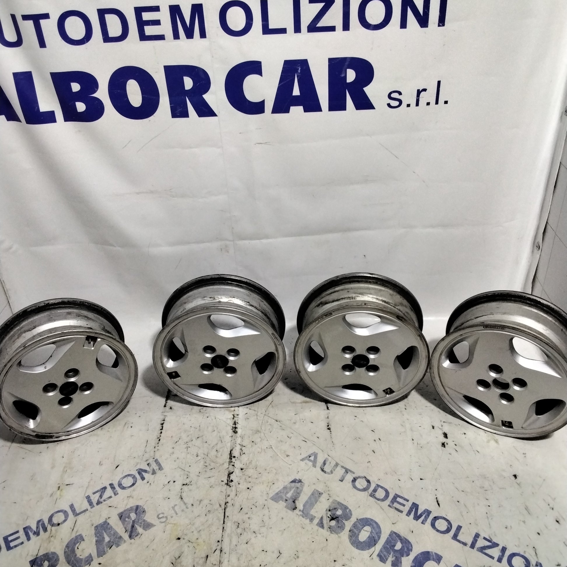 4 cerchi in lega 4 fori FIAT 14 pollici – Alborcar Srl